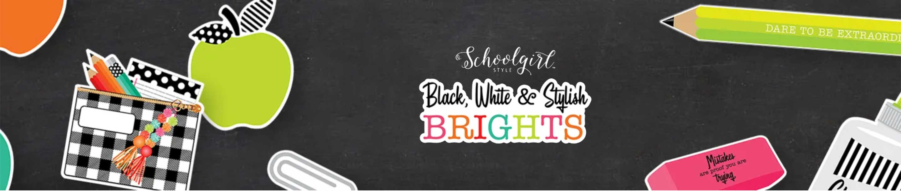 Black, White, & Stylish Brights | Black & White Classroom Décor – CM ...