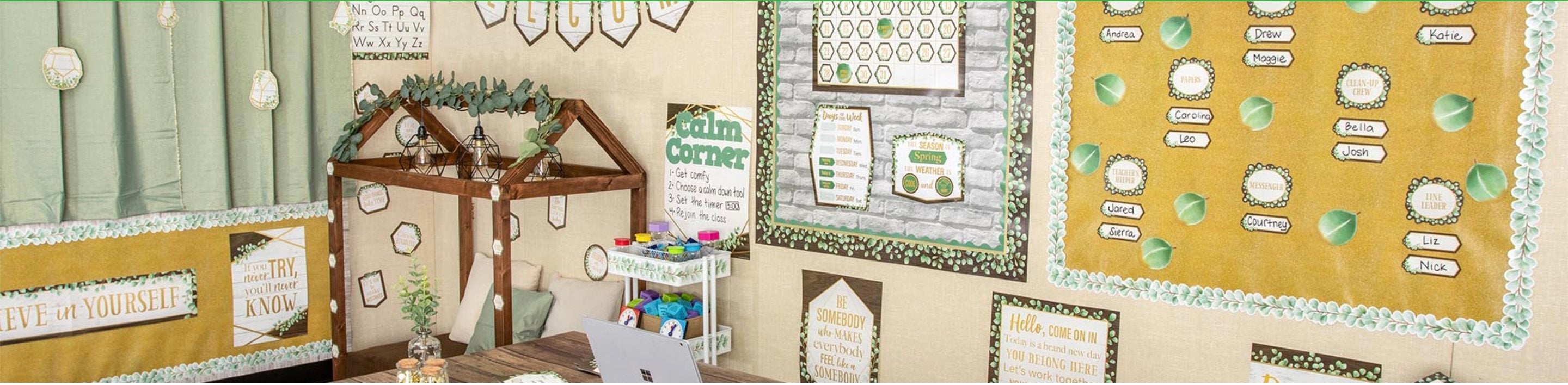 Eucalyptus Decoration & Wall Art for Classrooms – CM School Supply