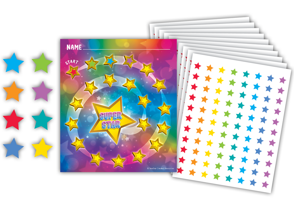 Super Star Reward Trackers with Stickers – CM School Supply