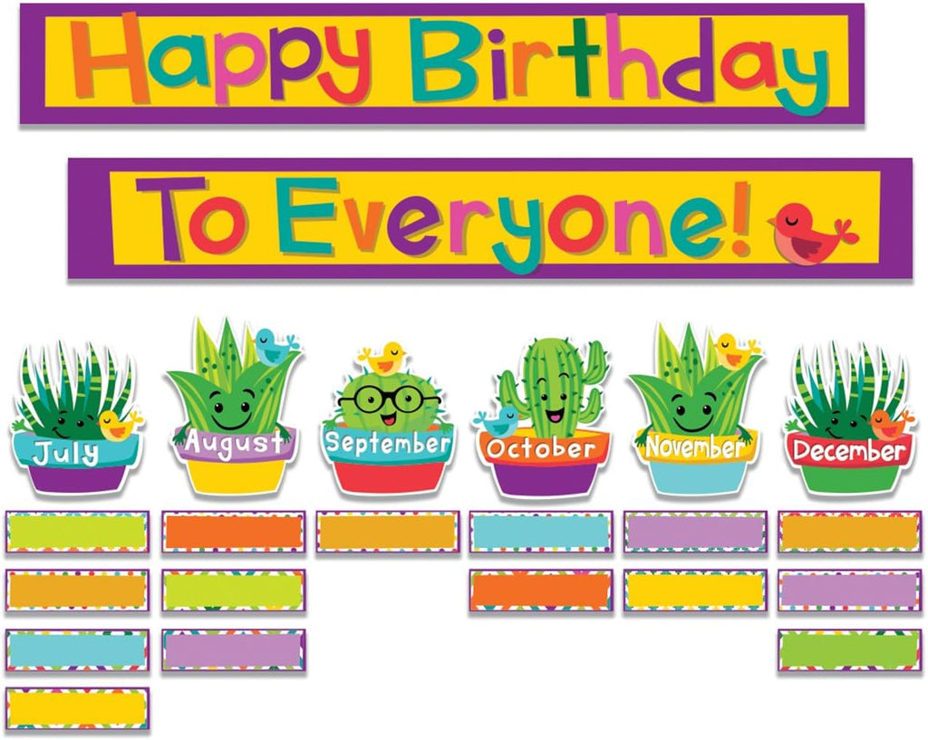 A Sharp Bunch Birthday Mini Bulletin Board Set – CM School Supply