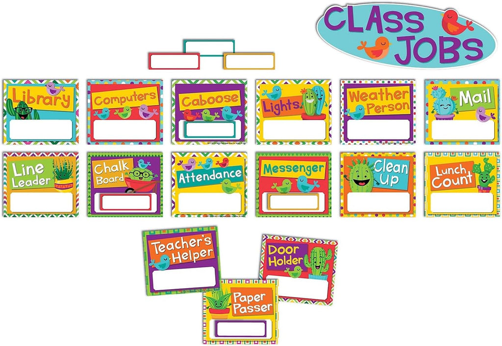 A Sharp Bunch Classroom Jobs Mini Bulletin Board Set – CM School Supply