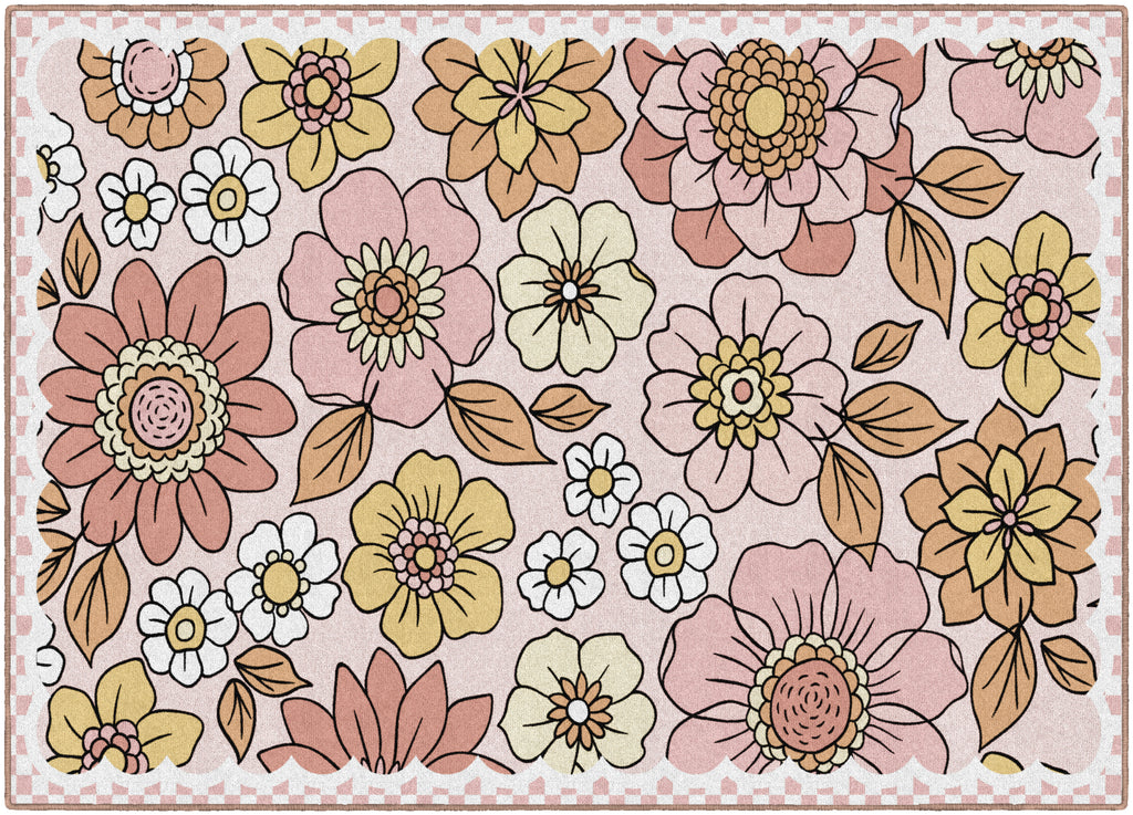 Retro Floral Rug | By Schoolgirl Style – CM School Supply