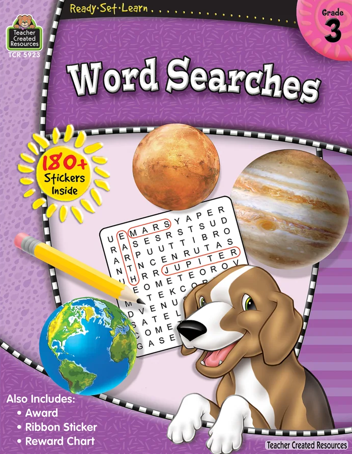 Word Searches Grade 3 – CM School Supply