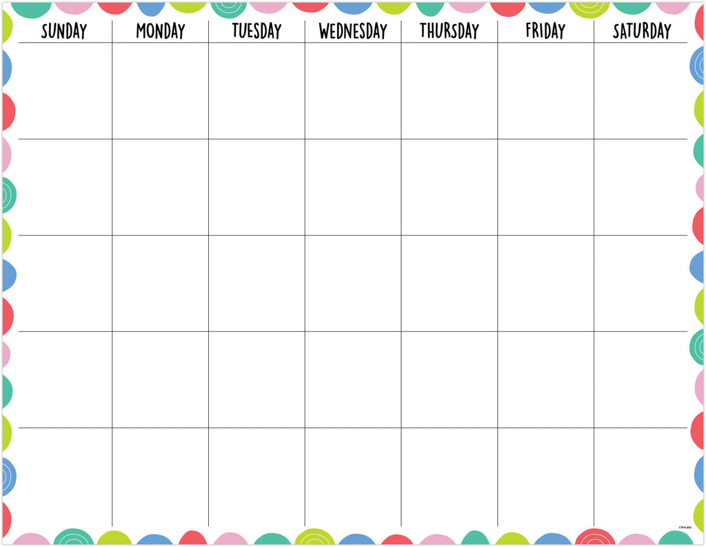 Calendar (Rainbow Doodles) Calendar Days – CM School Supply