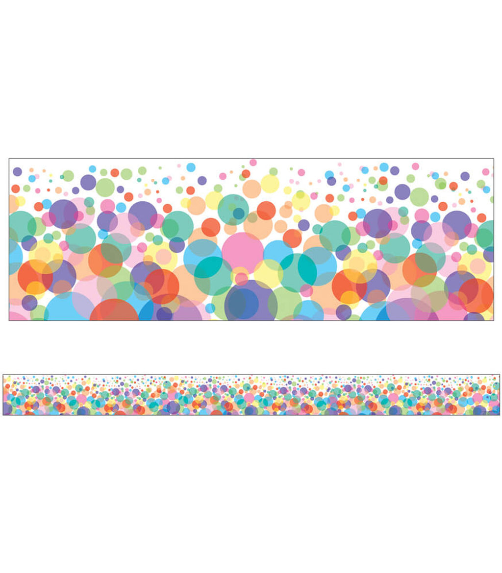 Bubbles Straight Bulletin Board Borders – CM School Supply