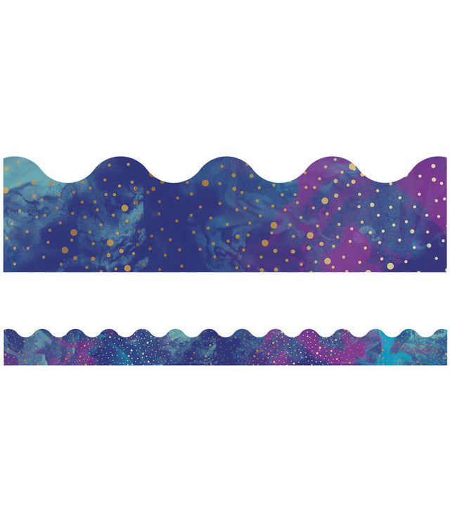 Galaxy Scalloped Bulletin Board Borders – CM School Supply