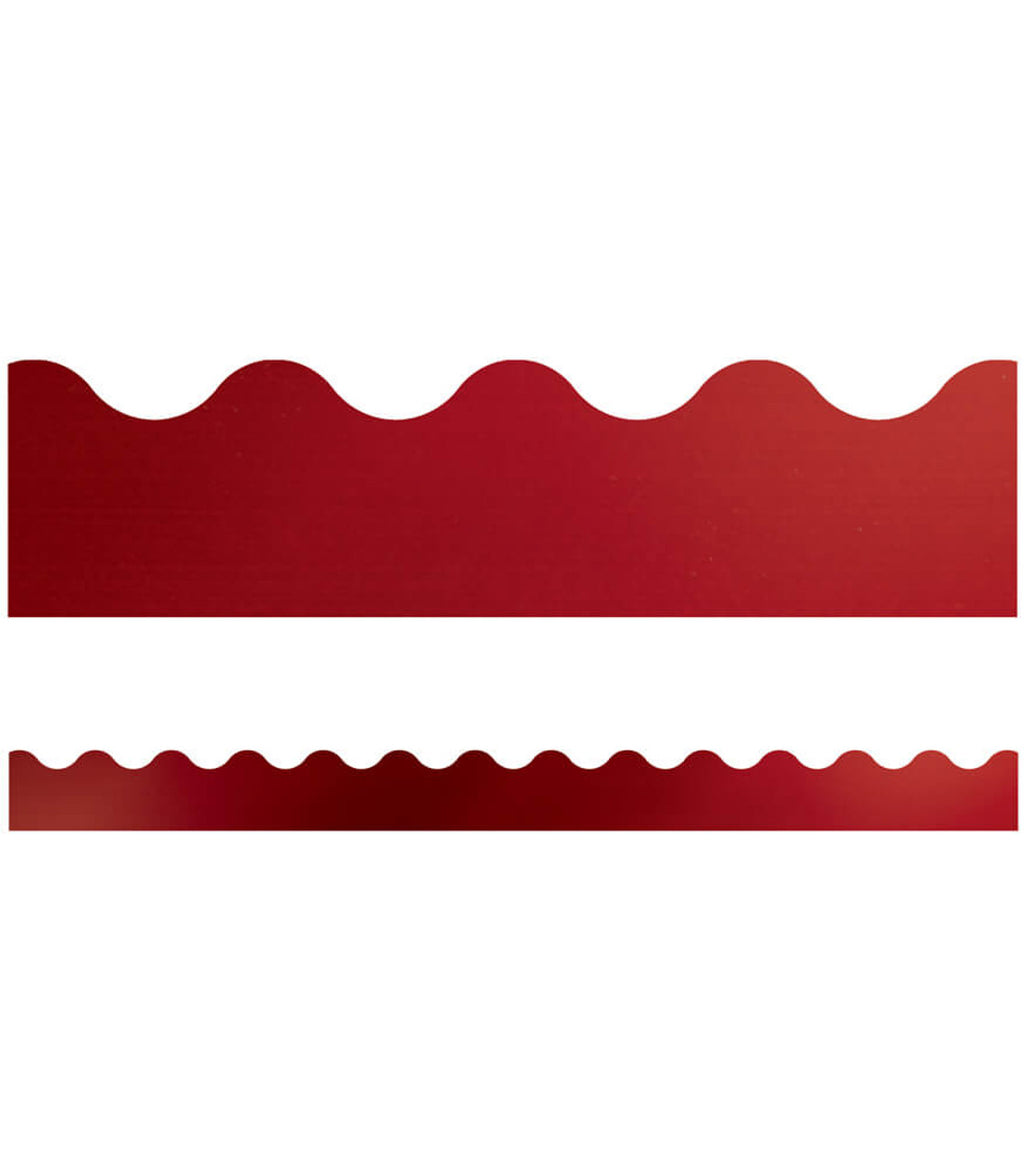 Cherry Foil Scalloped Bulletin Board Borders – CM School Supply