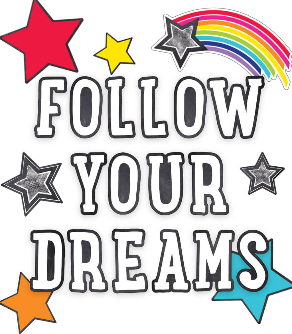 Follow Your Dreams Bulletin Board Set(C) – CM School Supply