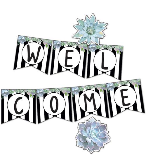 Simply Stylish Welcome Bulletin Board Set(C) – CM School Supply