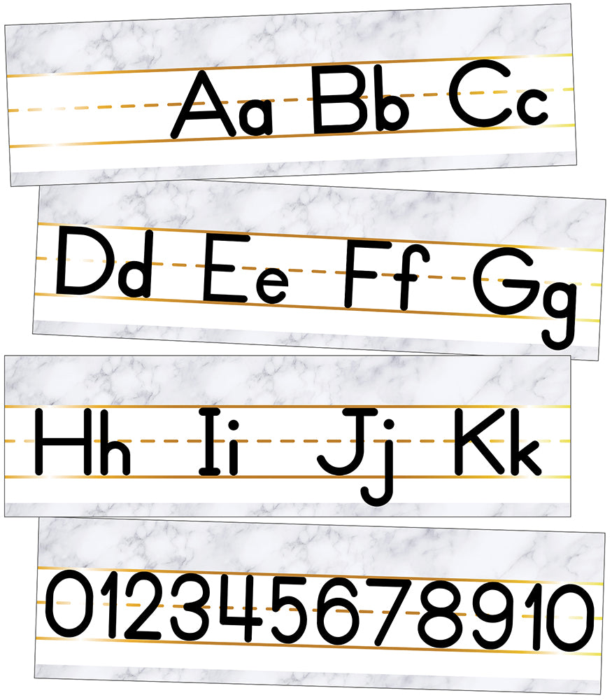 Simply Boho Alphabet Line: Manuscript Mini Bulletin Board Set(C) – CM ...