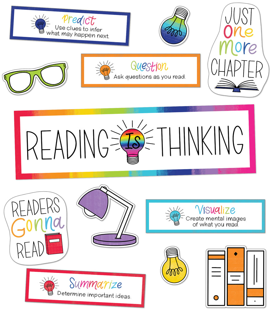 Reading Is Thinking Mini Bulletin Board Set(C) – CM School Supply