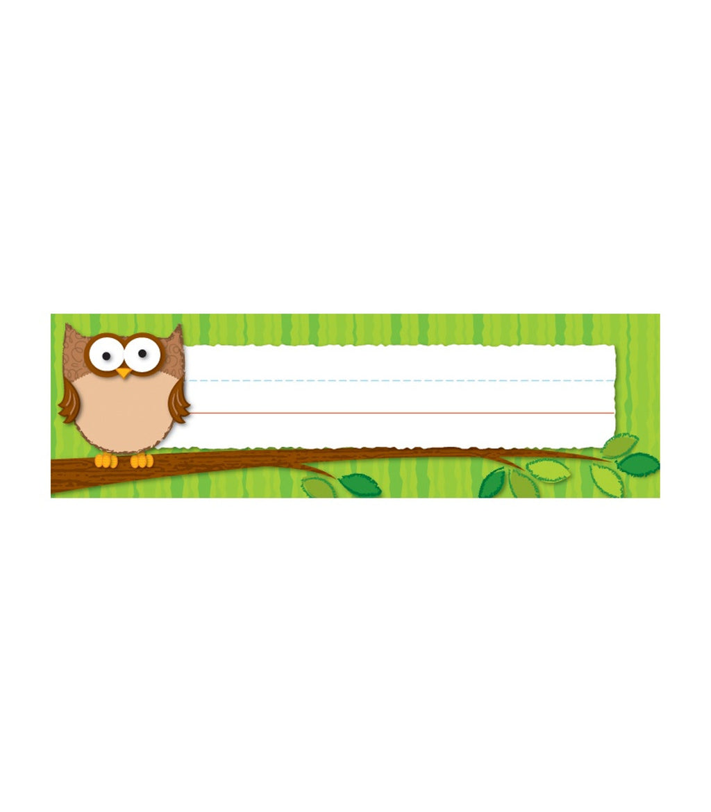 Owls Nameplates – CM School Supply