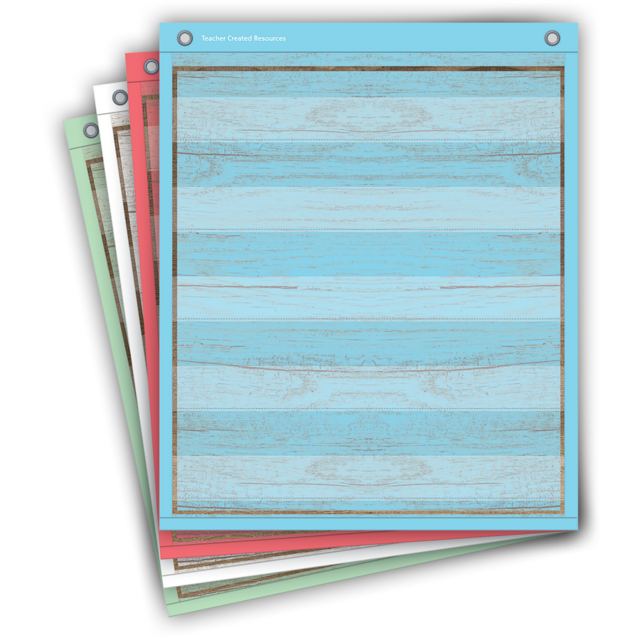 Painted Wood Magnetic Mini Pocket Charts(C) – CM School Supply