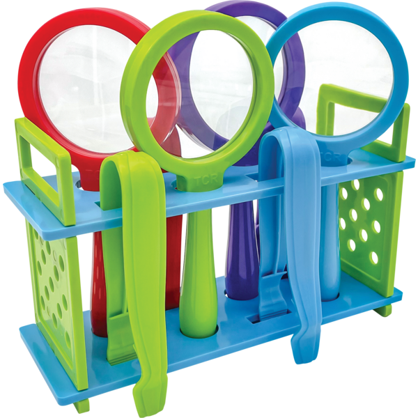 Up-Close Science: Magnifying Glasses & Tweezers Activity Set – CM ...