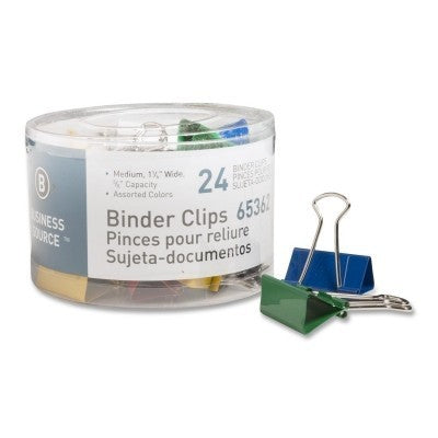 Medium Assorted Color Binder Clips – CM School Supply
