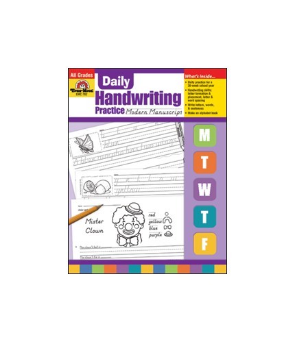 Daily Handwriting Practice - Modern Manuscript – CM School Supply