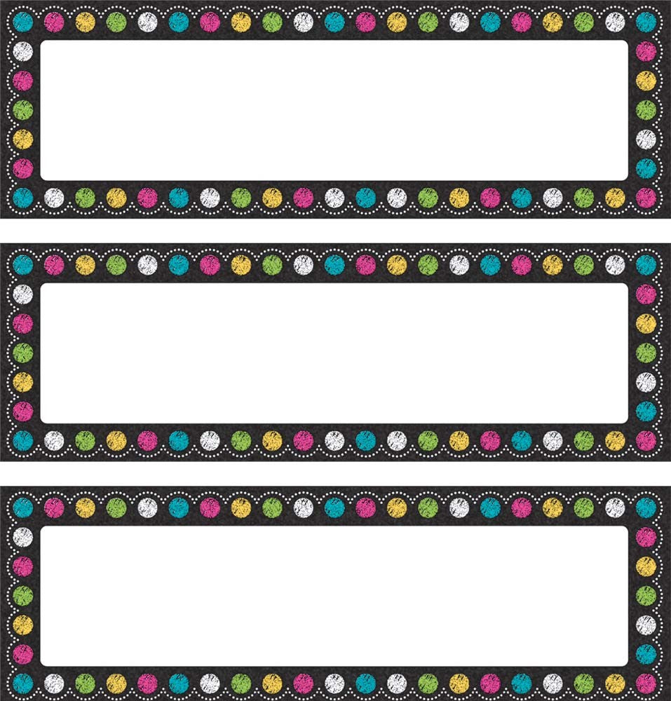 Chalkboard Brights Labels Magnetic Accents – CM School Supply