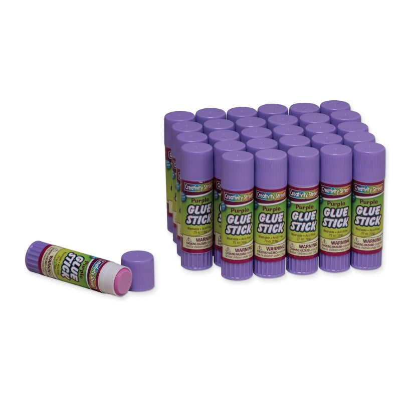 Creativity Street® Glue Stick, Purple, .70 oz. – CM School Supply