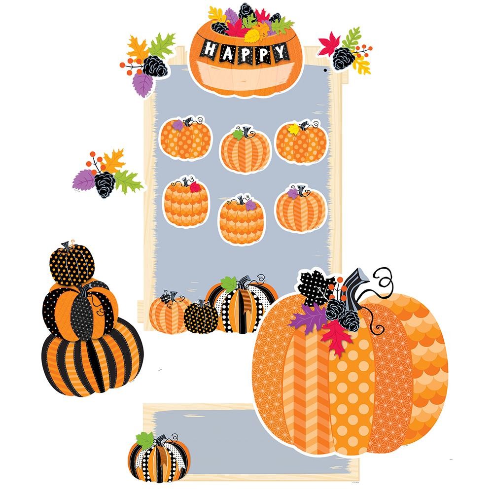 PUMPKIN PATCH BULLETIN BOARD SET – CM School Supply