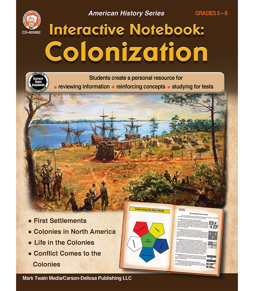 Interactive Notebook: Colonization Resource Book, Grades 5 - 8 – CM ...