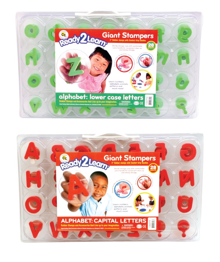Giant Alphabet Letter Stampers - Uppercase and Lowercase Combo – CM ...