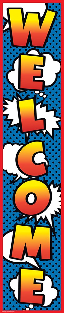 Superhero Welcome Banner – CM School Supply