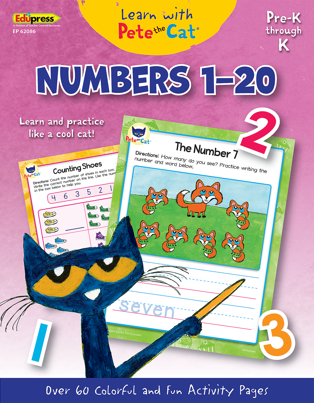 Learn with Pete the Cat¨: Numbers 1Ð20 – CM School Supply