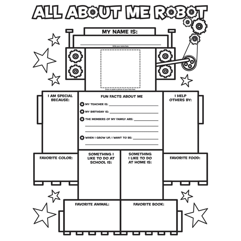 All About Me Robot - Grades K-2 – CM School Supply