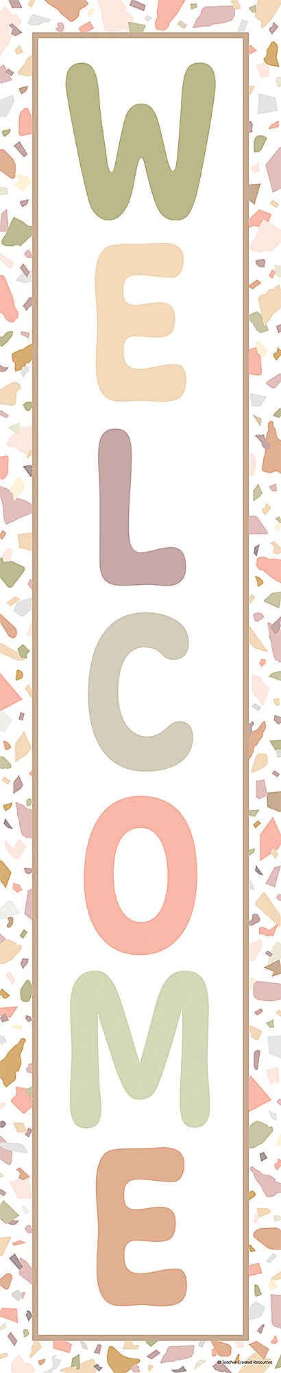 Terrazzo Tones Welcome Banner – CM School Supply