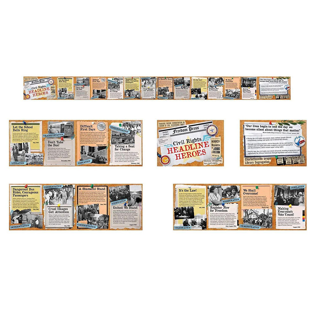 Civil Rights Movement Posters with Timeline | CM School Supply