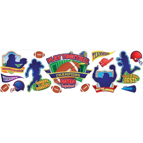 Football Bulletin Board Set – CM School Supply