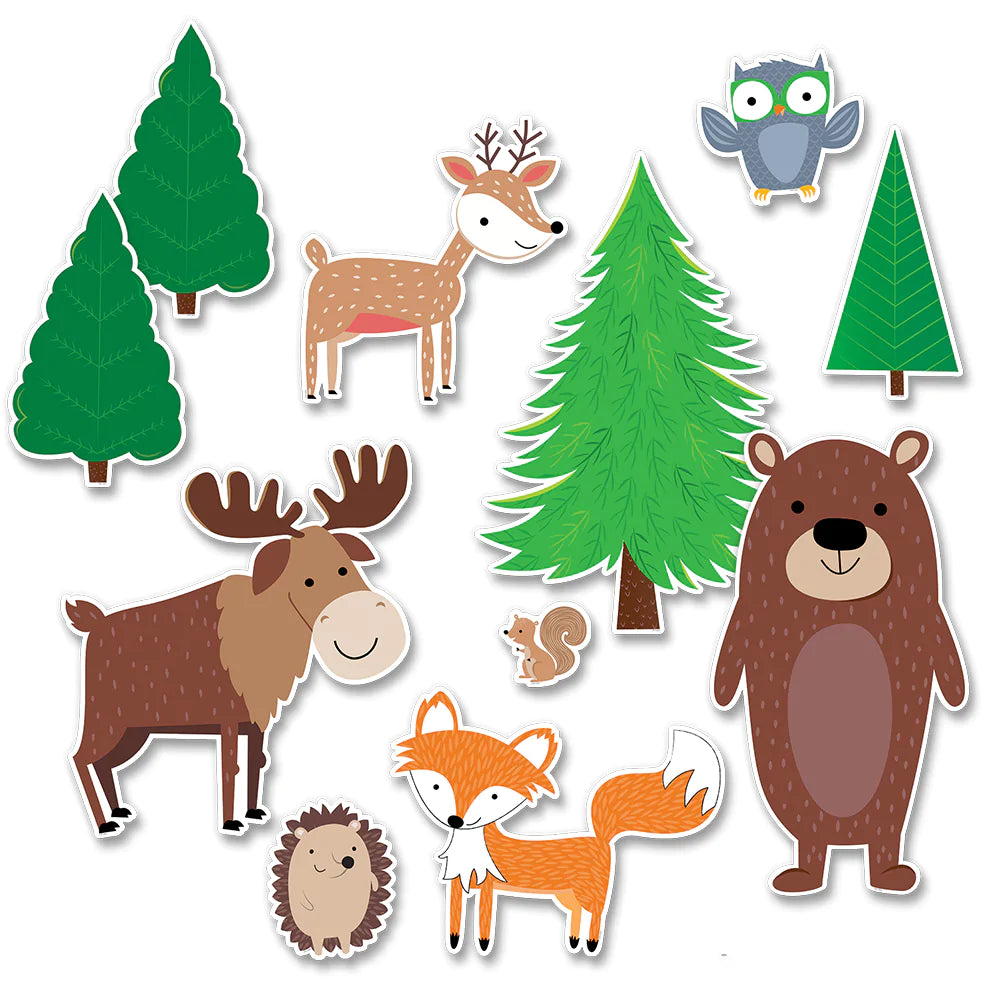 Jumbo Woodland Friends Bulletin Board – CM School Supply