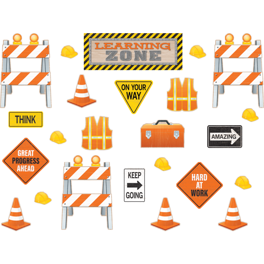 Under Construction Learning Zone Bulletin Board Display(C) – CM School ...