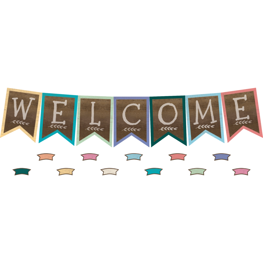 Home Sweet Classroom Pennants Welcome Bulletin Board Display Set(C ...