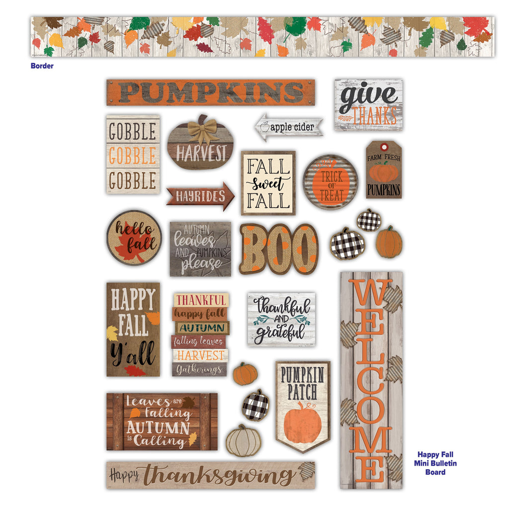 Fall Classroom Theme - Bulletin Board, Trim, & More Décor – CM School ...