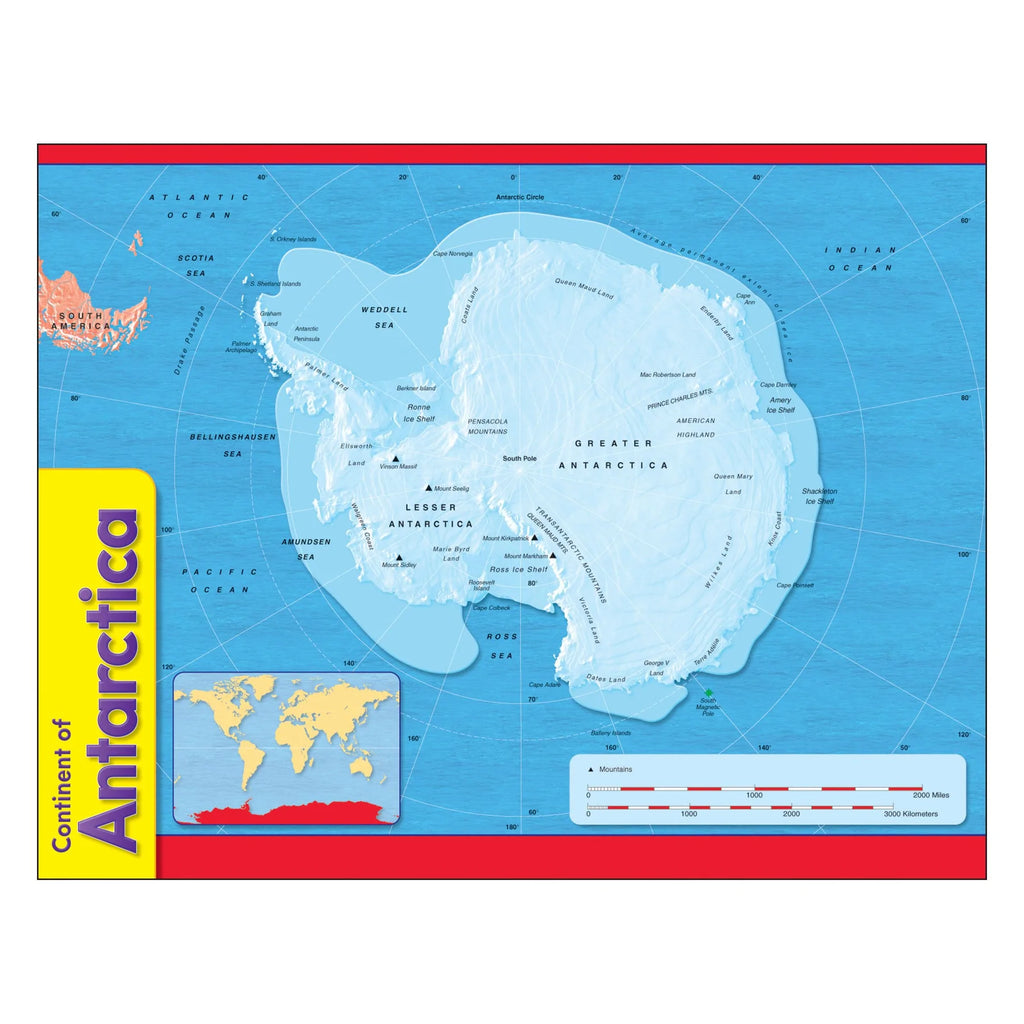 Continent of Antarctica Learning Chart – CM School Supply