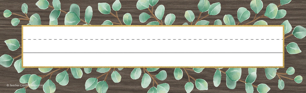 Eucalyptus Flat Name Plates – CM School Supply