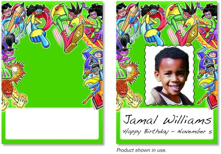 Superheroes Green Meet Our Class Cards – CM School Supply