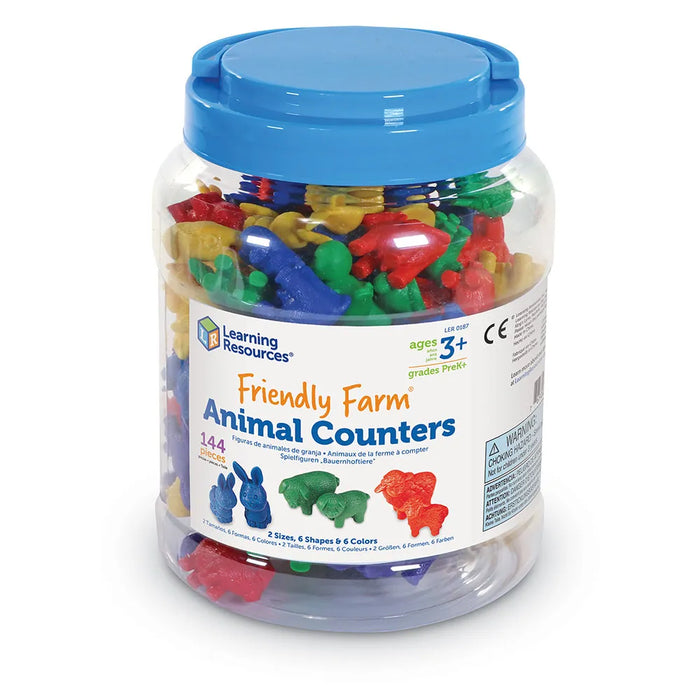 Friendly Farm® Animal Counters (Set of 144) — CM School Supply