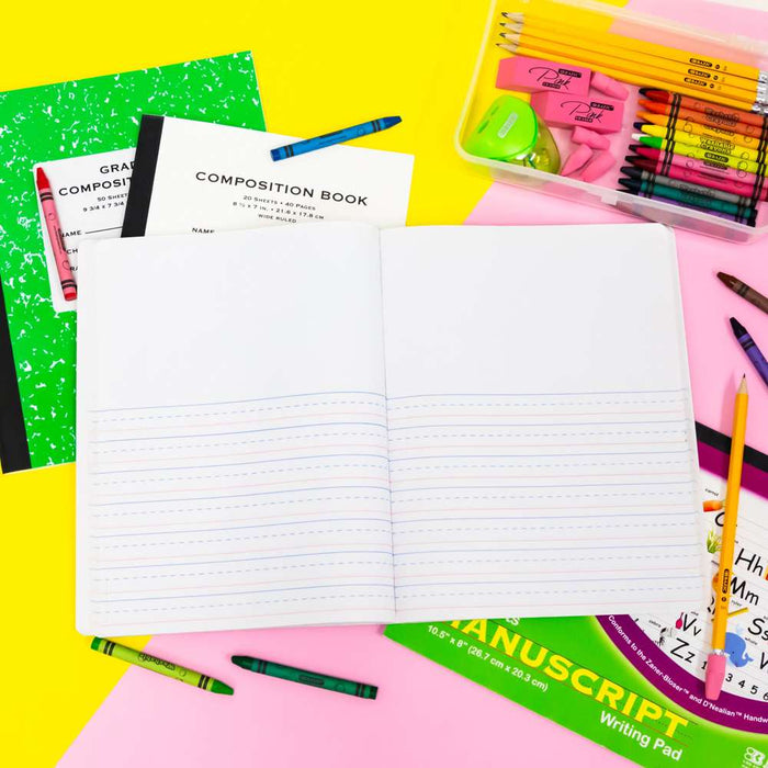 Composition Book Primary Journal Marble 100 Ct. K-2 — CM School Supply