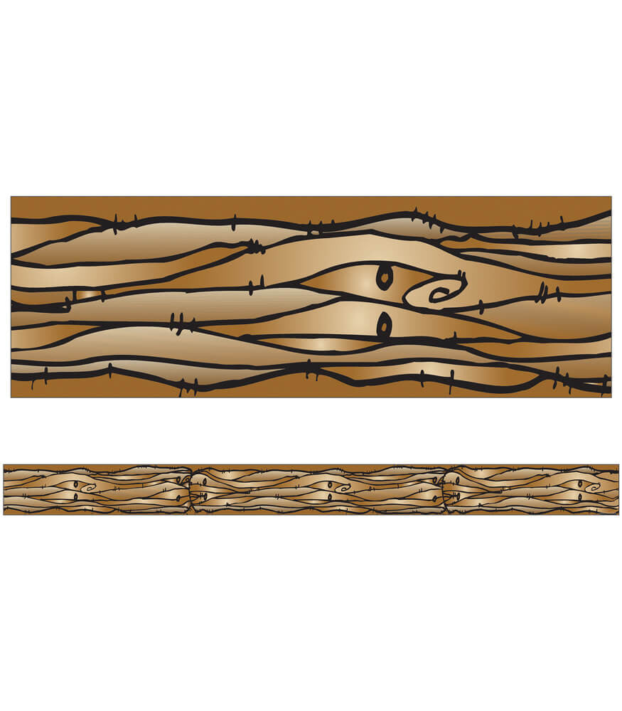 Wooden Frame Straight Border — CM School Supply