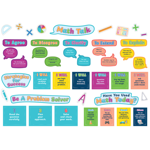 Math Talk Bulletin Board – CM School Supply