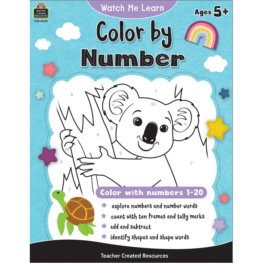 Watch Me Learn: Color By Number – CM School Supply