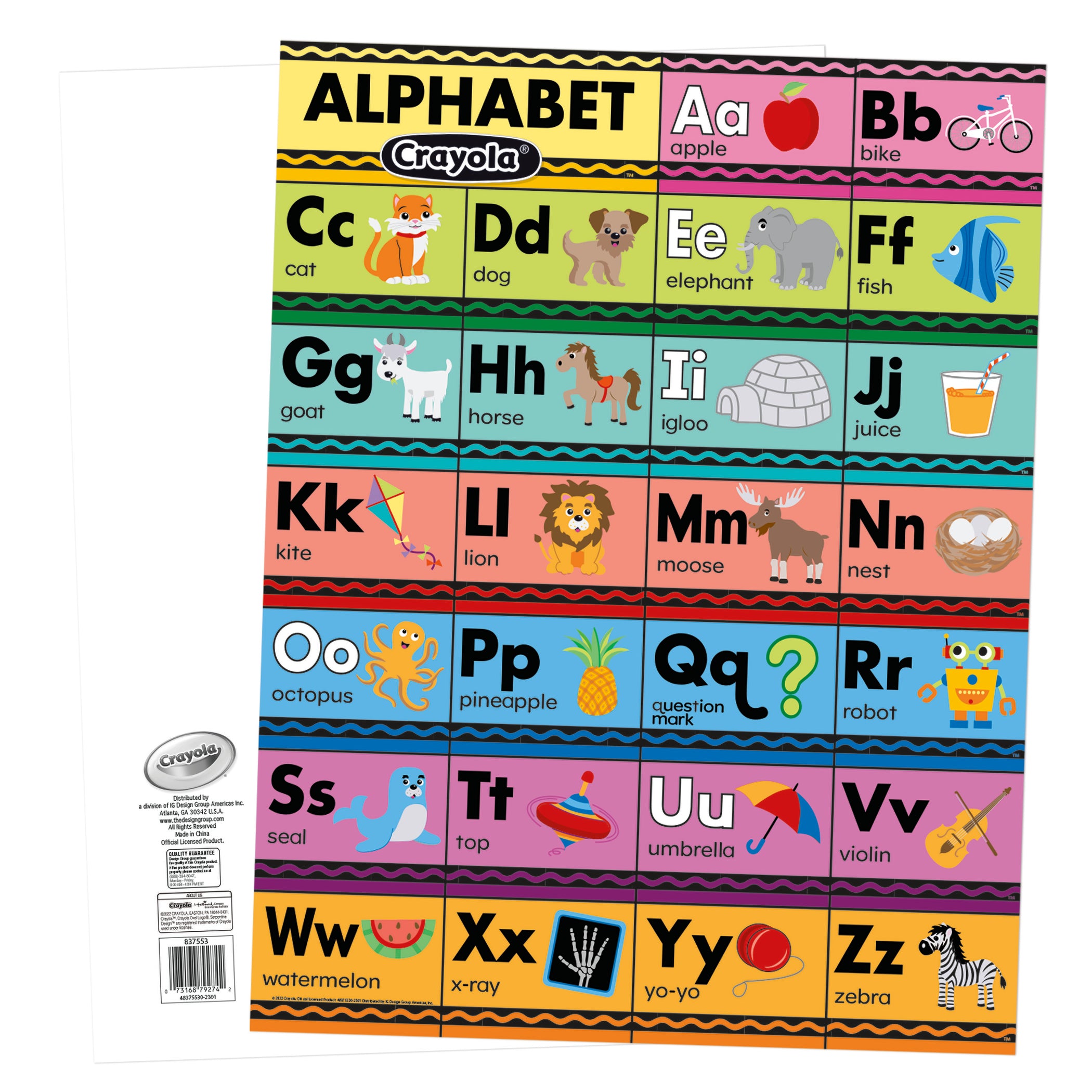 Crayola® Collection Posters & Charts — CM School Supply