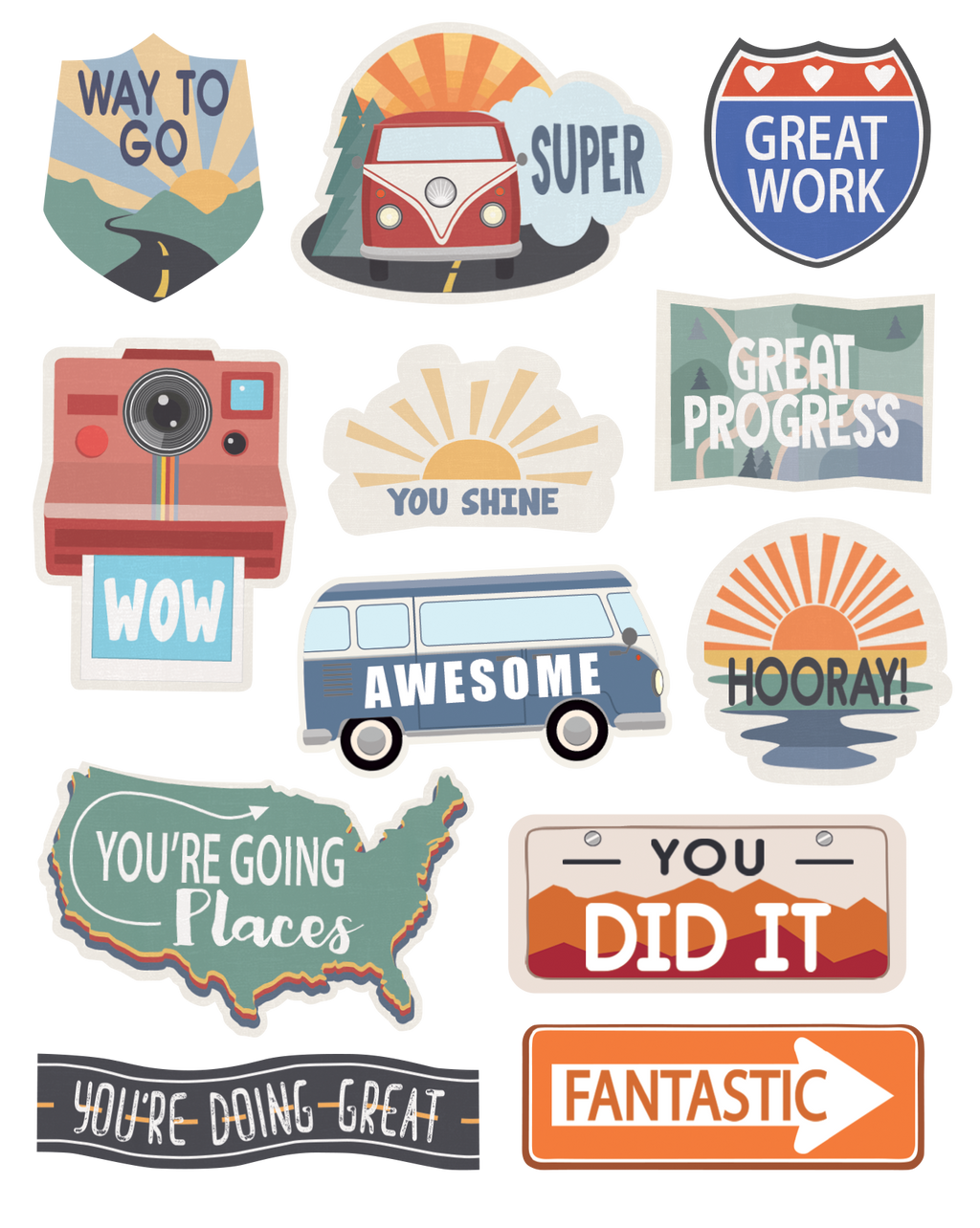 Moving Mountains Road Trip Stickers – CM School Supply