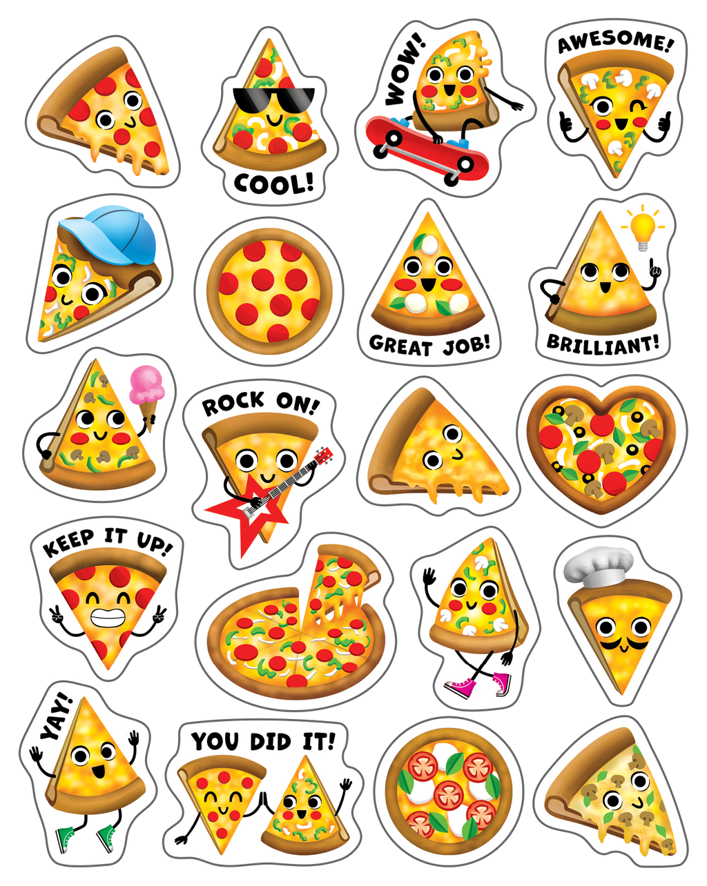 Pizza Smelly Stickers – CM School Supply