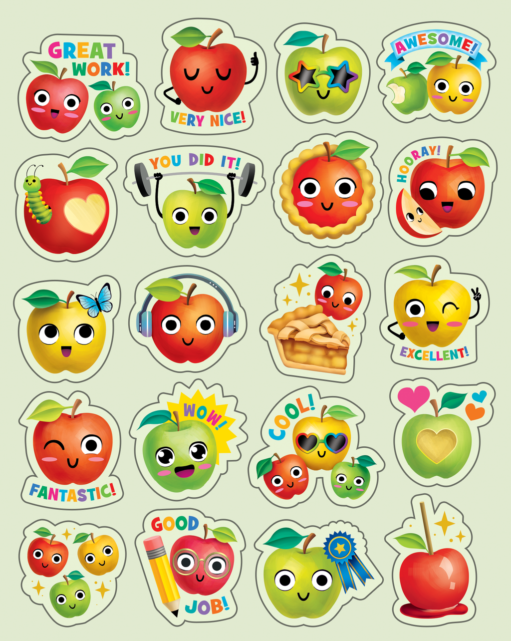 Apple Smelly Stickers – CM School Supply