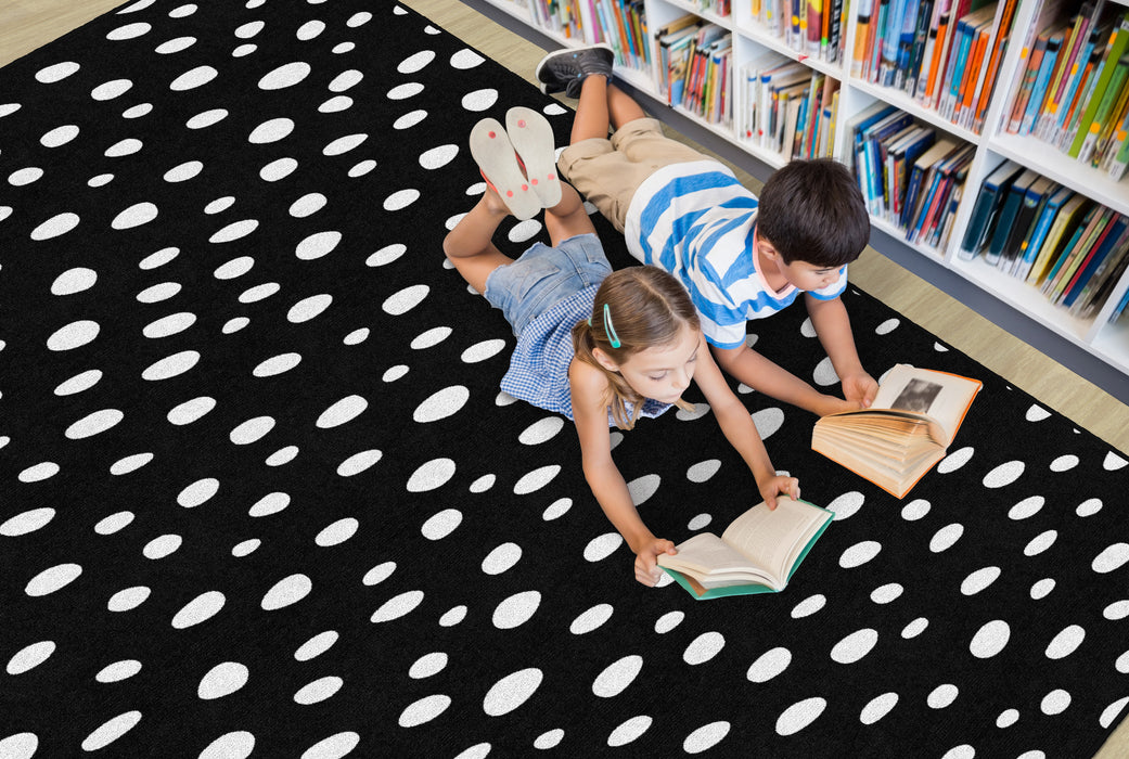 Black And White Spotty Rug | By Schoolgirl Style — CM School Supply