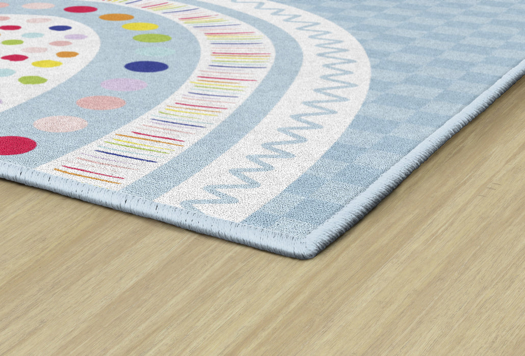 Double Boho Rainbow Rug | By Schoolgirl Style — CM School Supply
