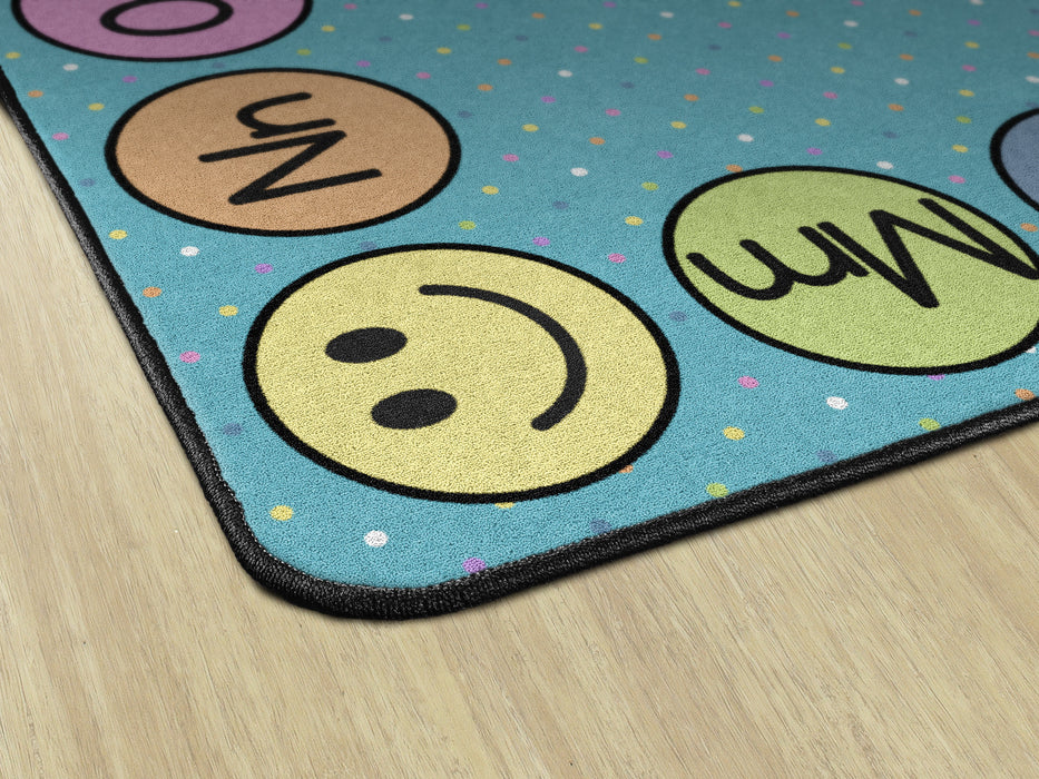 Smiley ABC's Rug | Flagship Carpets — CM School Supply